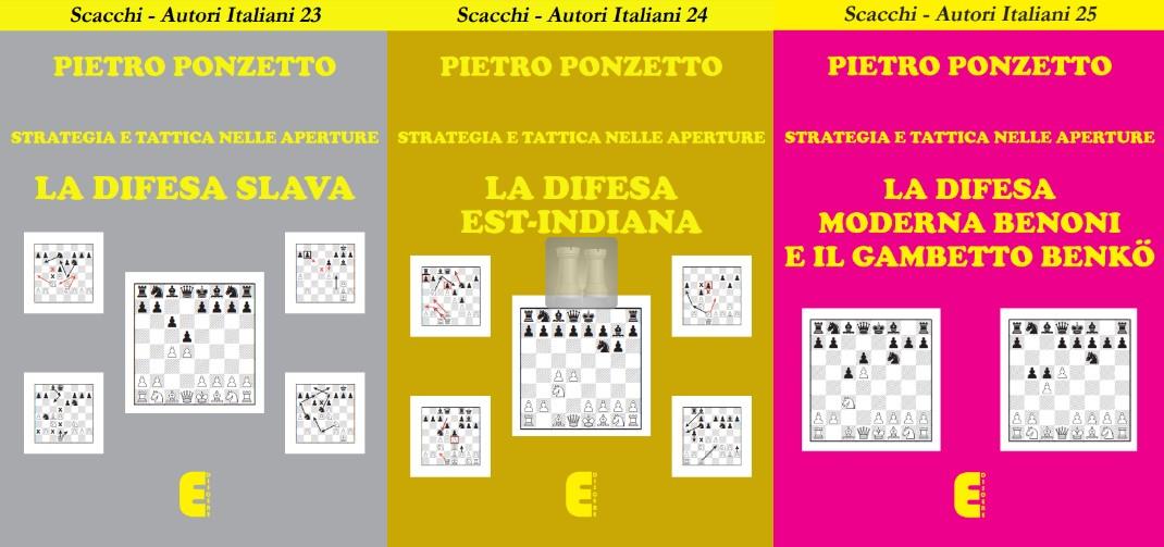 Ponzetto, Strategia e Tattica nelle aperture - 3 LIBRI