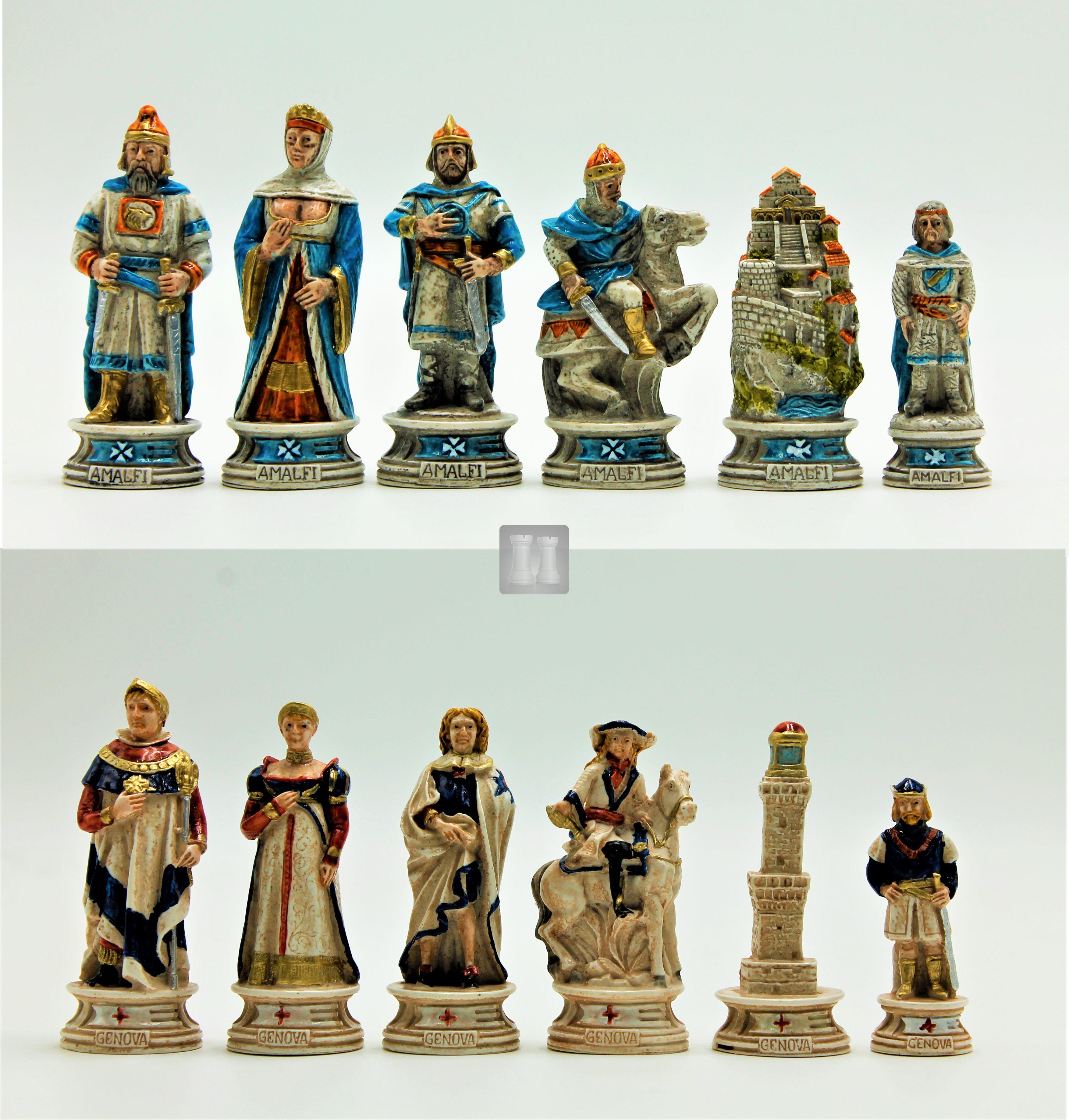Amalfi and Genoa - chesspieces