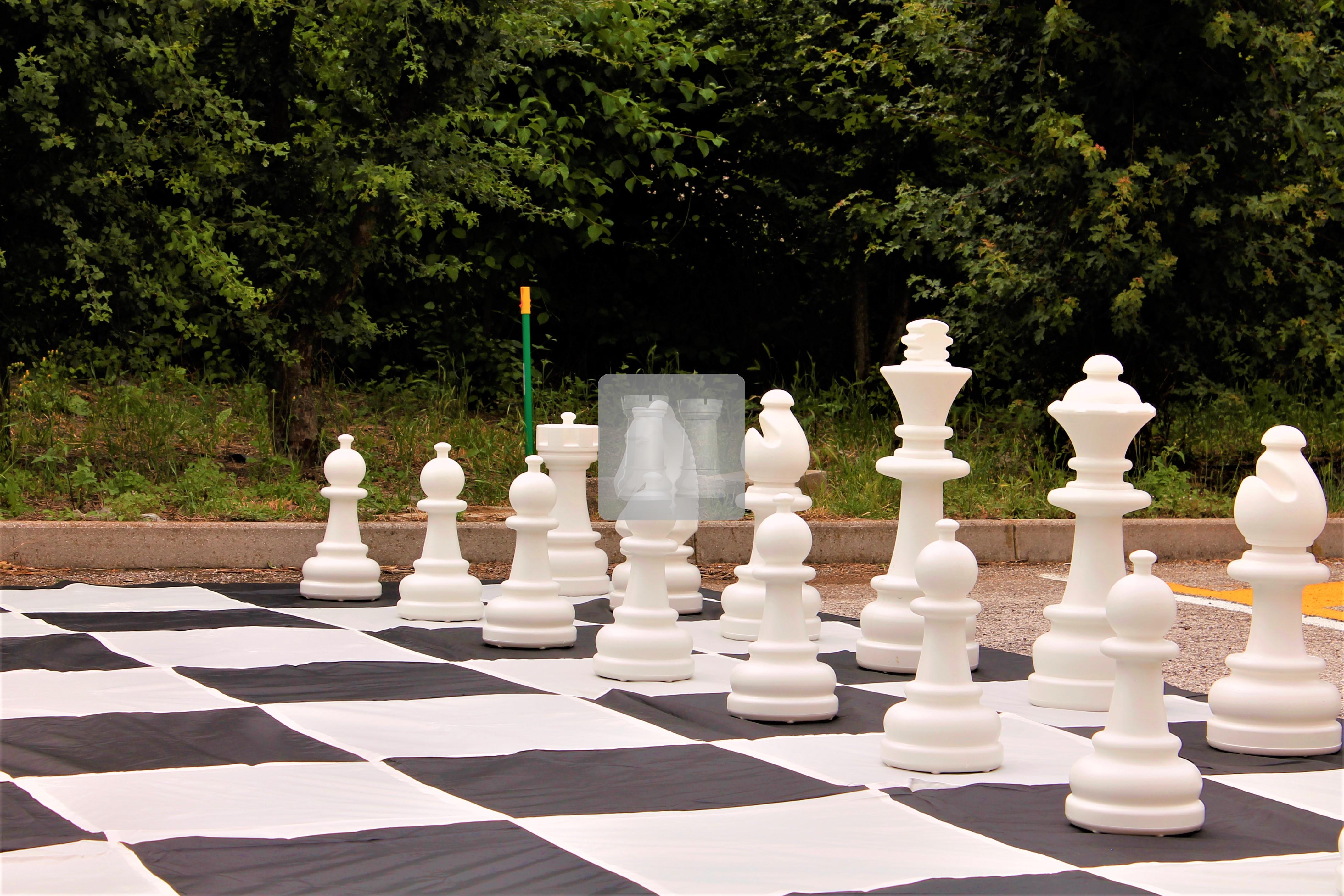 Scacchi giganti da esterno - Re cm 72