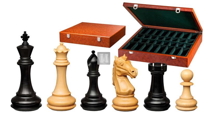 Scacchi in legno di bosso Amenophis IV - Re mm.110