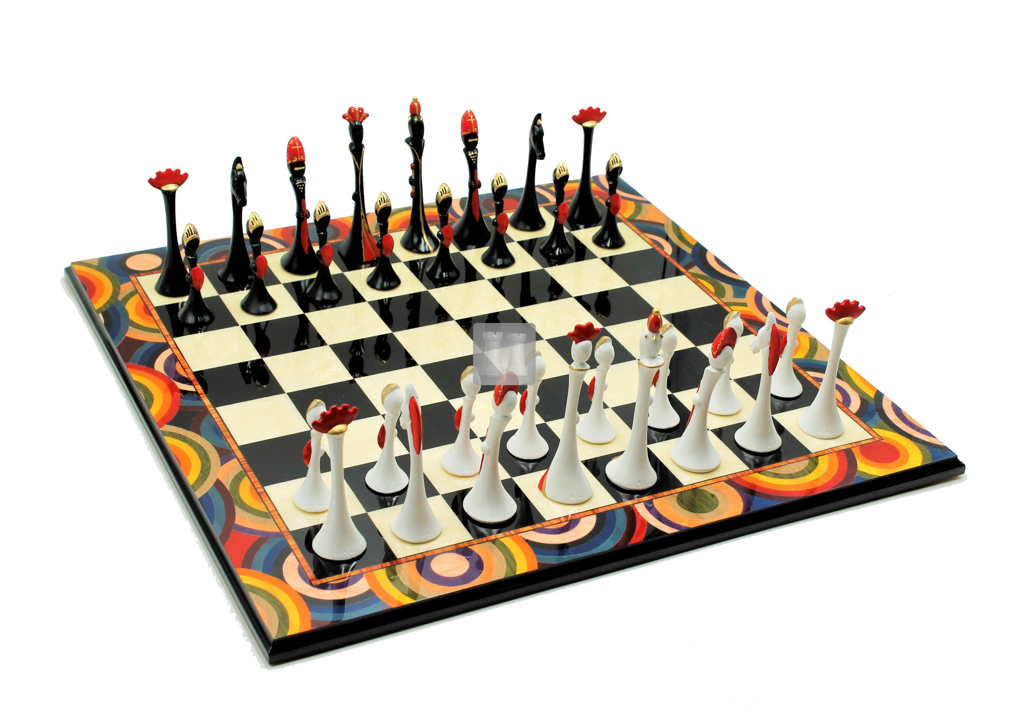 Scacchi Modigliani style by Nigri Scacchi