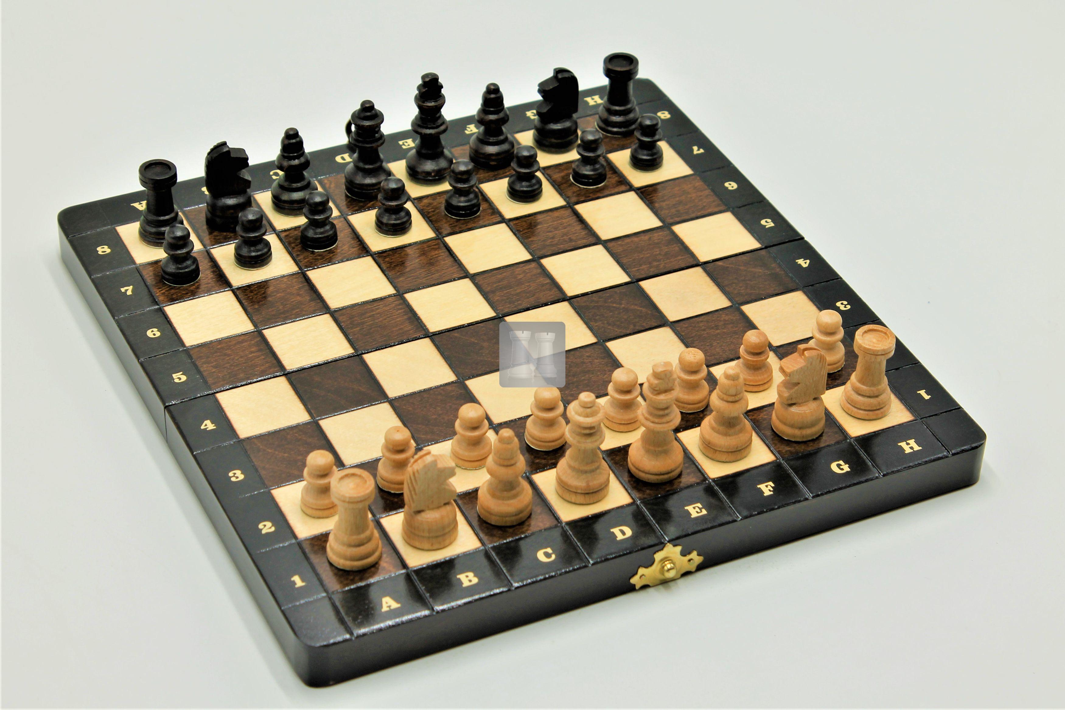 Scacchiera magnetica pieghevole con lettere e numeri