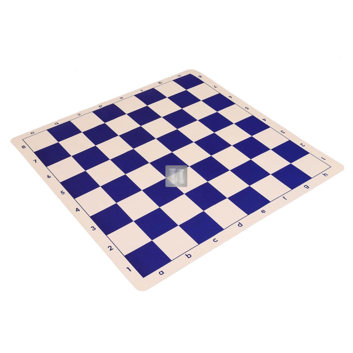 53x53 Scacchiera da torneo in silicone - blu